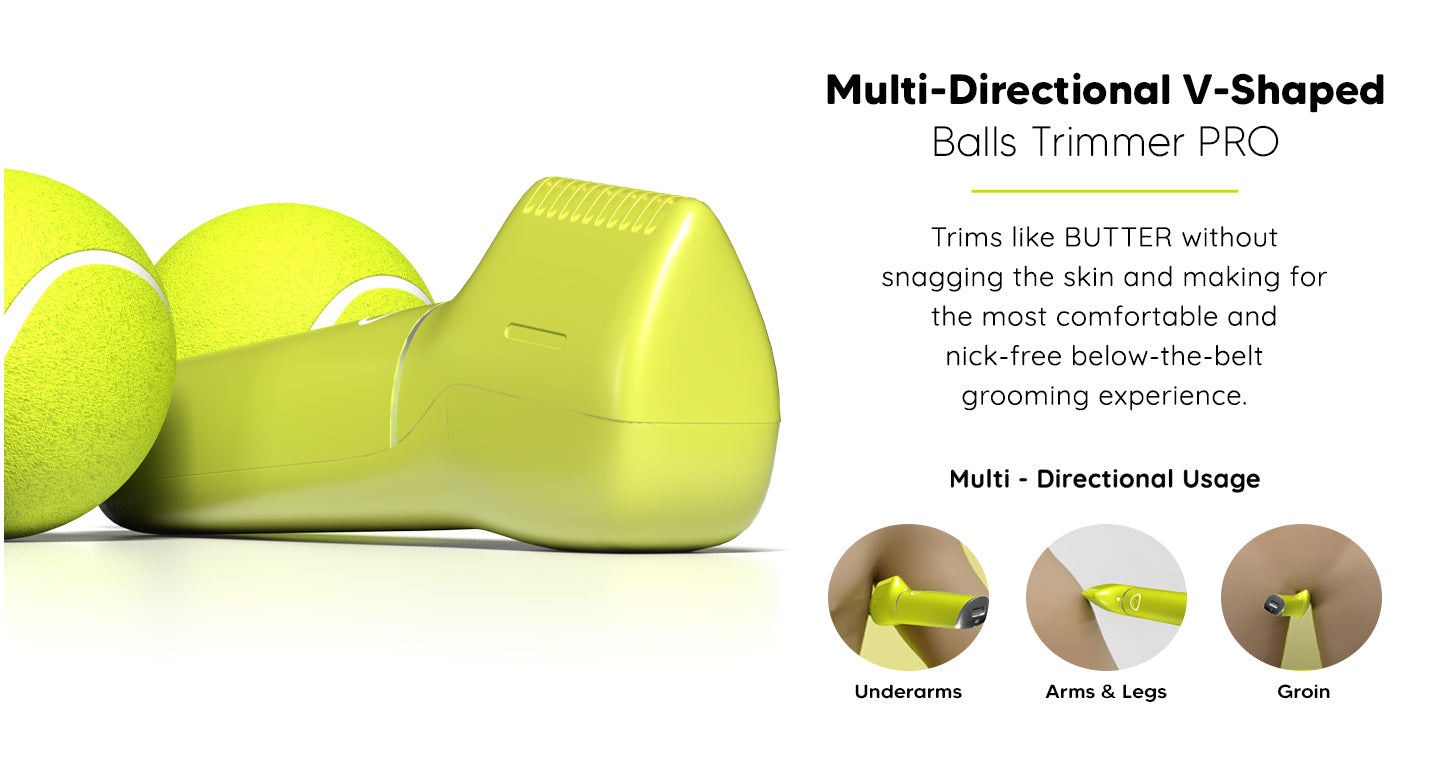 Balls Trimmer Pro | v Shape head | Replacement Blade – LetsShave